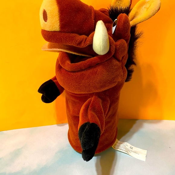 Disney | Toys | Disneys The Lion King Vtg 9s Pumbaa Hand Puppet Plush 0 ...